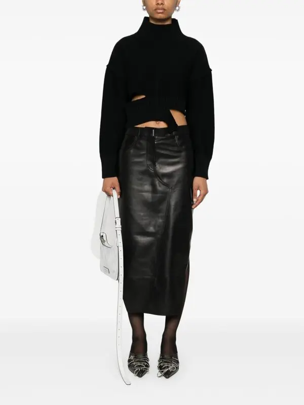 MAISON MARGIELA Cut-out Jumper - Black