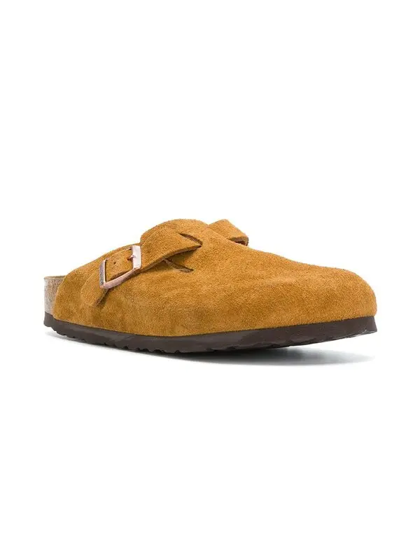 BIRKENSTOCK Boston Slippers - Brown