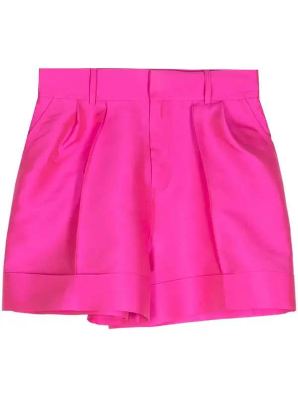 Dice Kayek Satin-finish Mini Shorts