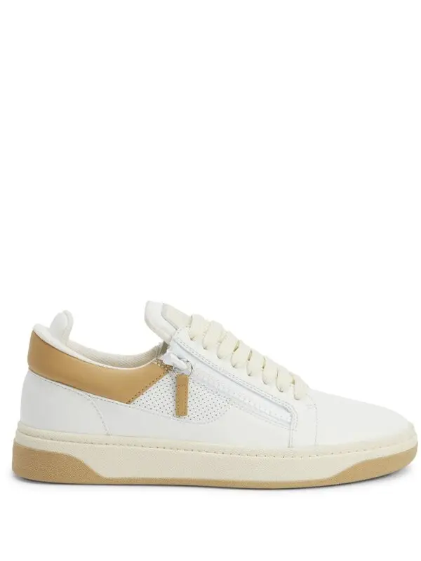 GIUSEPPE ZANOTTI Double-zip Low-top Sneakers