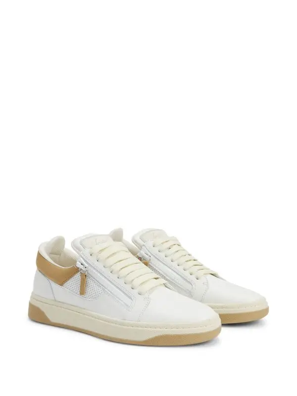 GIUSEPPE ZANOTTI Double-zip Low-top Sneakers