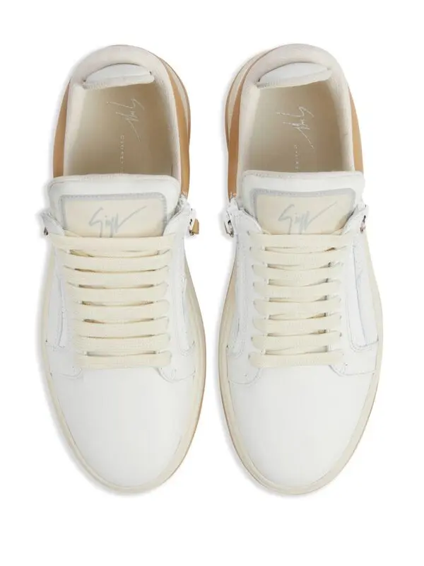 GIUSEPPE ZANOTTI Double-zip Low-top Sneakers
