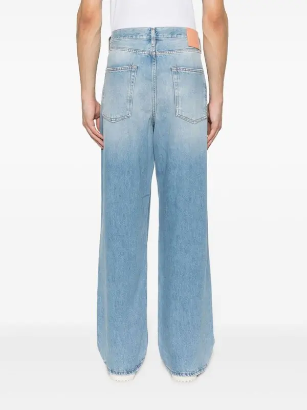 Acne Studios Mid-rise Wide-leg Jeans - Blue