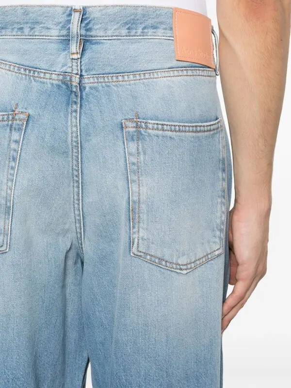 Acne Studios Mid-rise Wide-leg Jeans - Blue