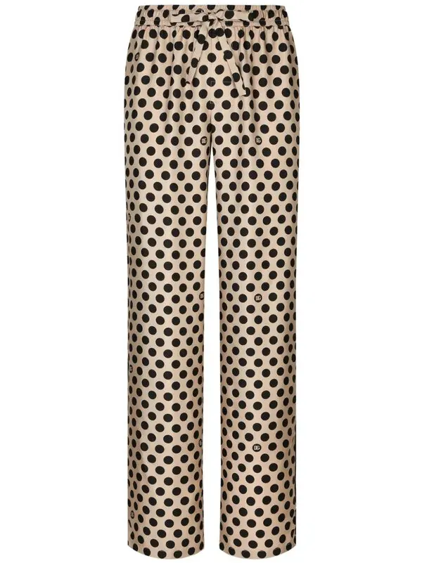 Dolce & Gabbana Polka Dot-print Trousers