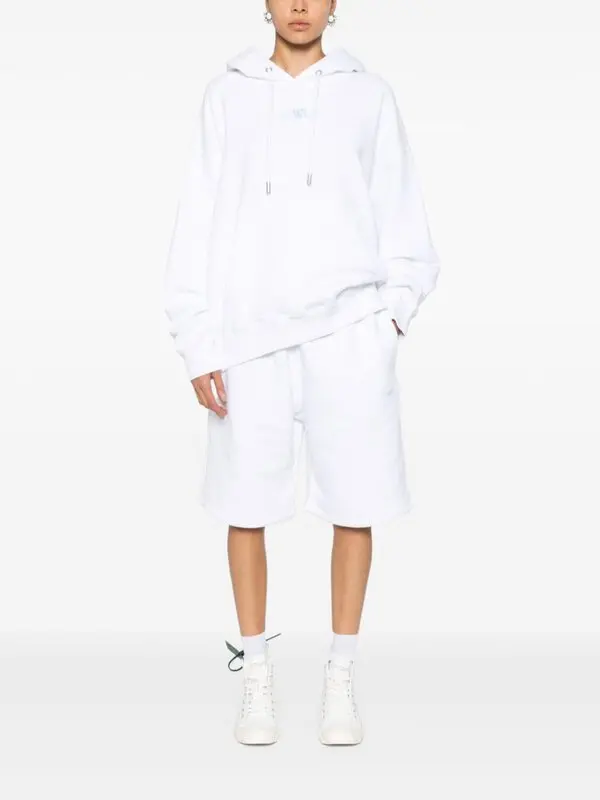 Off-White Arrow Cotton Jersey Shorts