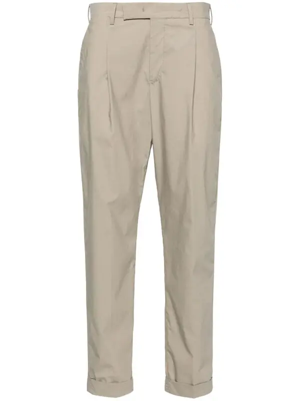 PT TORINO Mid-rise Chino Trousers - Neutrals