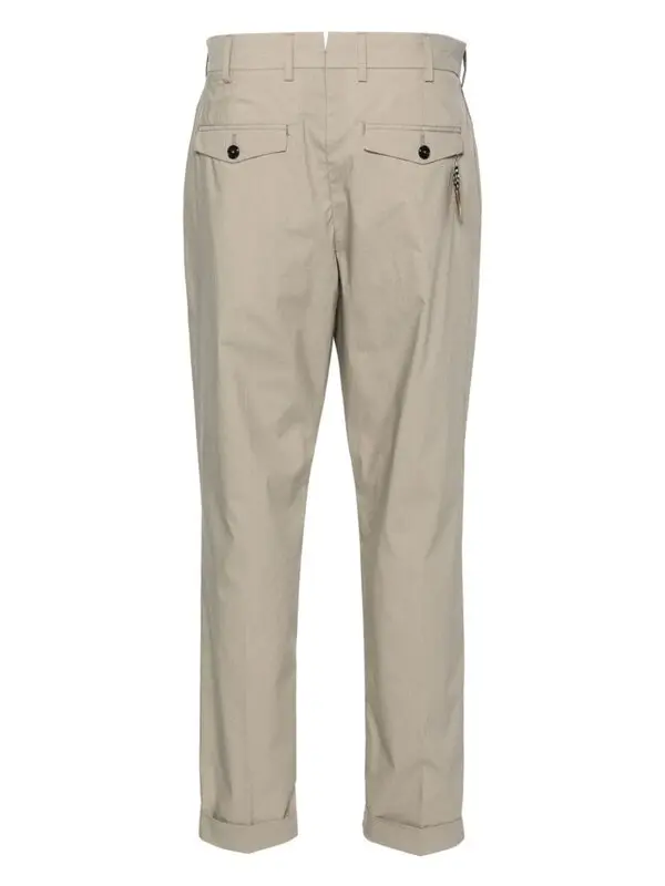 PT TORINO Mid-rise Chino Trousers - Neutrals