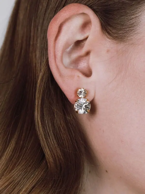 JENNIFER BEHR Mila Crystal Drop Earrings