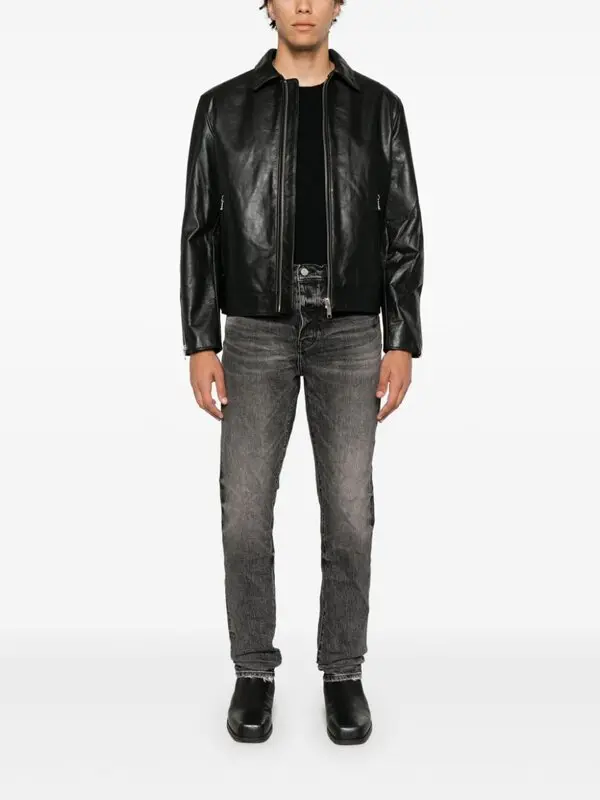 PURPLE BRAND Distressed Slim-fit Jeans