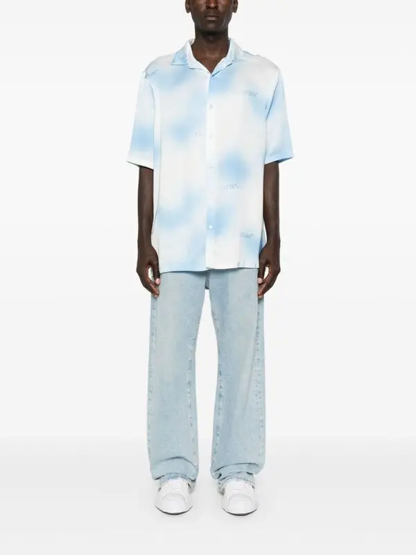 Off-White Gradient Bowling Shirt