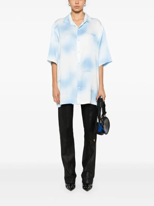 Off-White Gradient Bowling Shirt