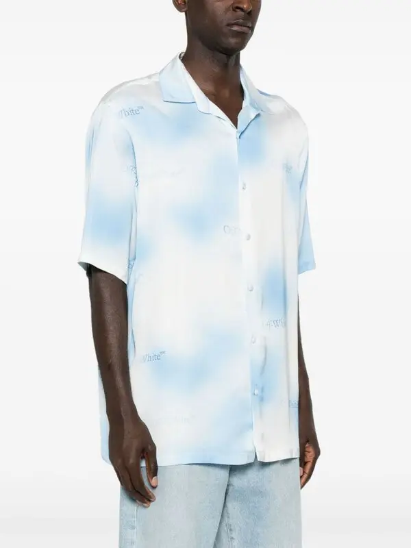 Off-White Gradient Bowling Shirt