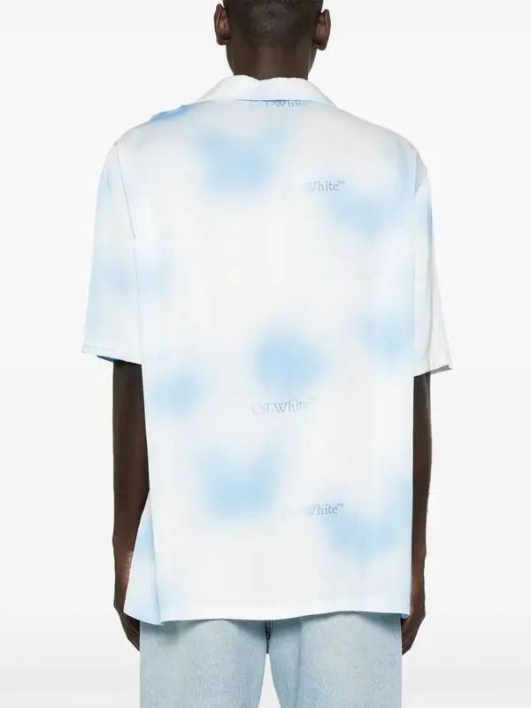 Off-White Gradient Bowling Shirt