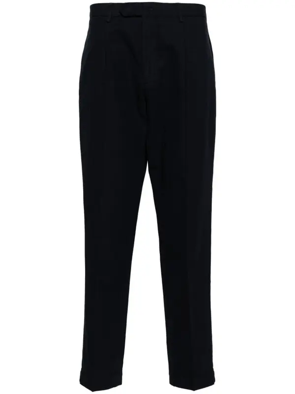 DELL'OGLIO Mid-rise Twill Chinos