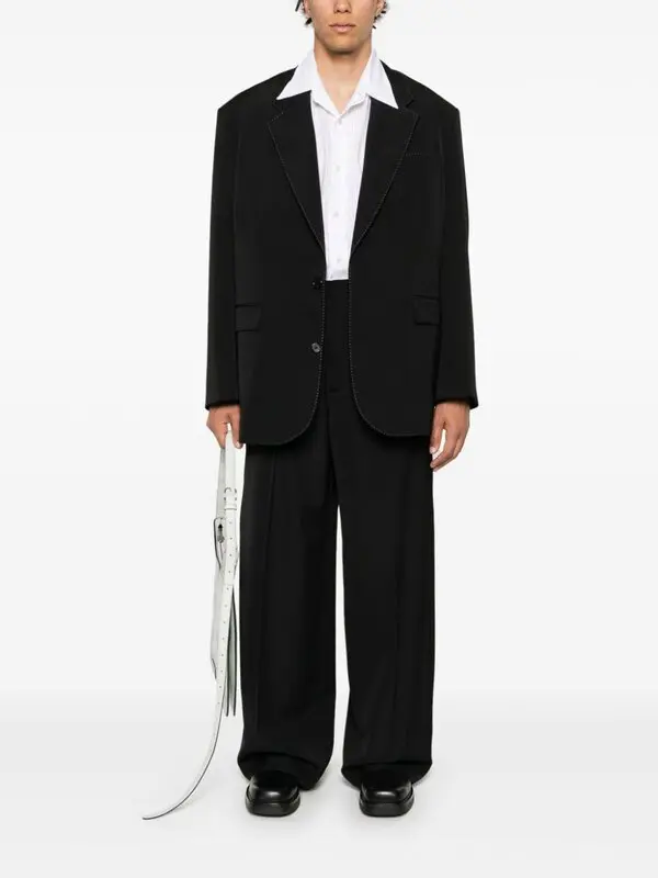 Acne Studios Contrast-stitching Tailored Trousers