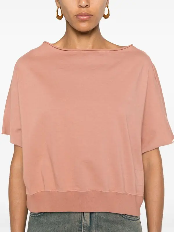 Rick Owens Dagger Jersey Top In Pink - 51% Off | Editorialist