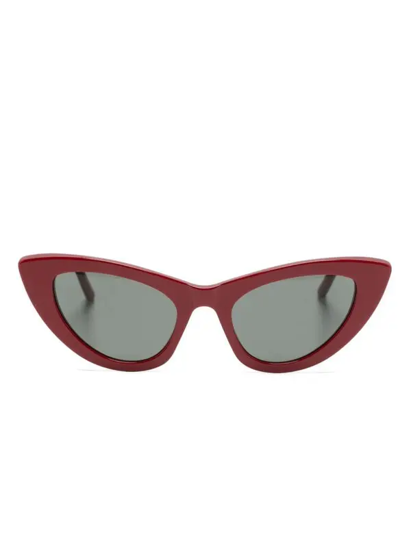 Saint Laurent Sl 213 Lilly Cat-eye Sunglasses - Red