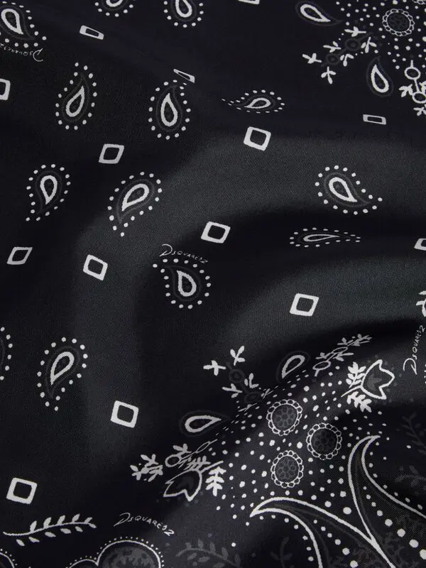 Dsquared2 Bandana-print Silk Foulard