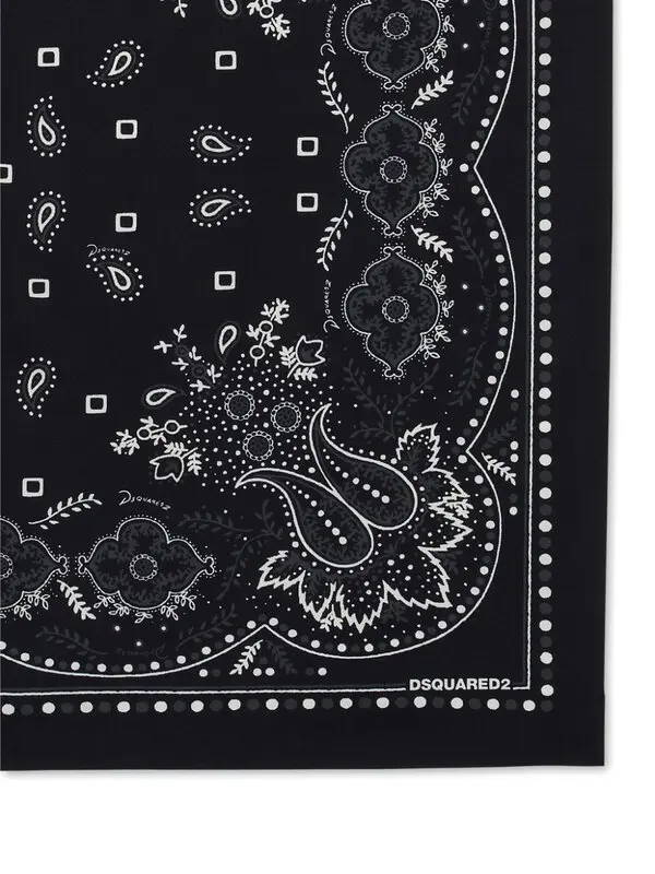 Dsquared2 Bandana-print Silk Foulard