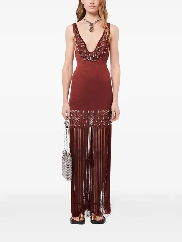 Rabanne Fringed Maxi Dress
