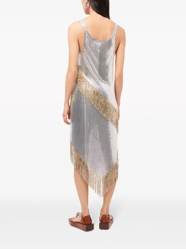 Rabanne Fringed Chainmail Tank Top