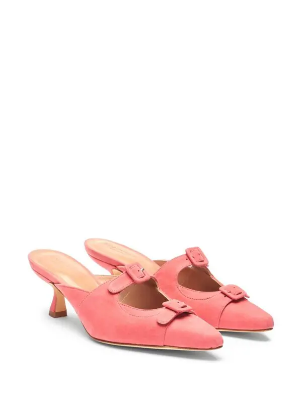 SCAROSSO Liz 55mm Suede Mules