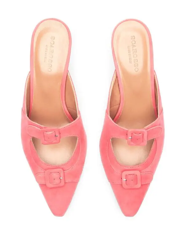 SCAROSSO Liz 55mm Suede Mules