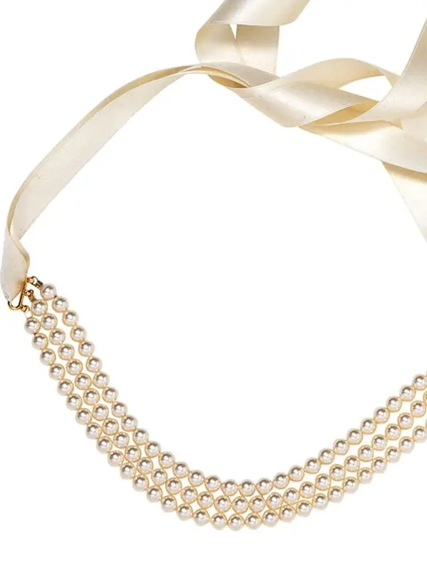 JENNIFER BEHR Blaire Faux Pearl-embellished Choker
