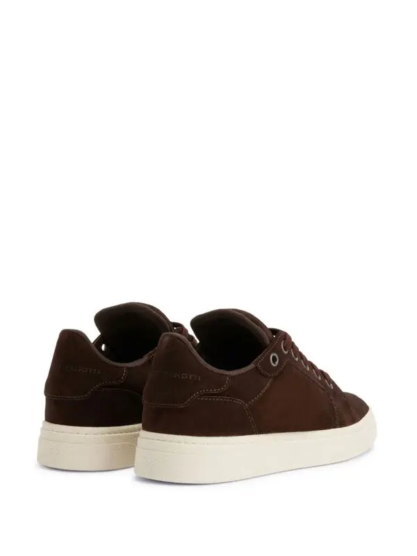 GIUSEPPE ZANOTTI Lace-up Low-top Sneakers - Brown