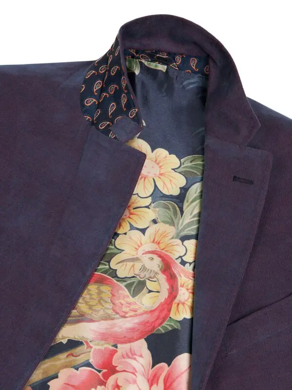 Etro Single-breasted Velvet Blazer