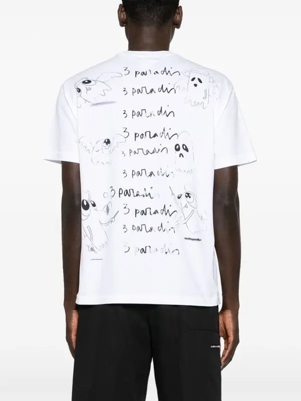 3.PARADIS X Edgar Plans Cotton T-shirt