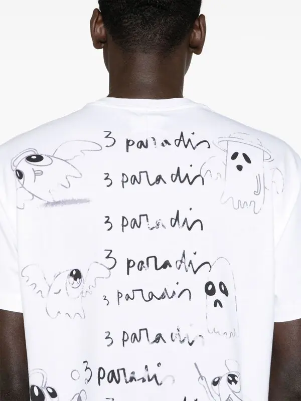 3.PARADIS X Edgar Plans Cotton T-shirt