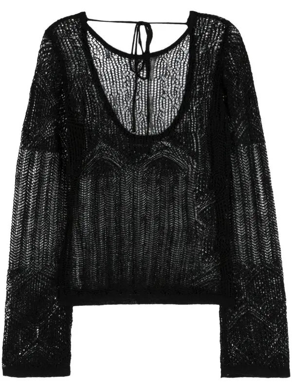 HERSKIND Kent Open-knit Top