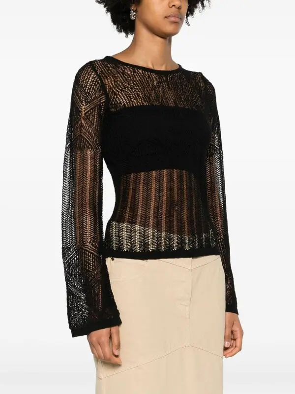 HERSKIND Kent Open-knit Top