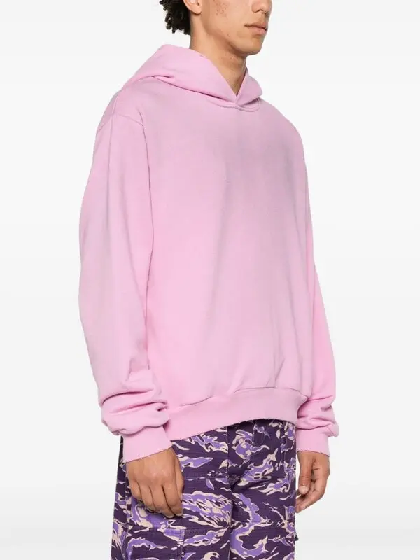 Acne Studios Logo-print Distressed Hoodie