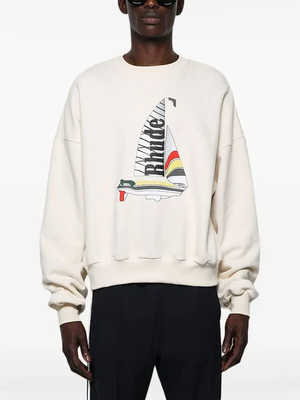 Rhude Catamaran Champion Cotton Sweatshirt