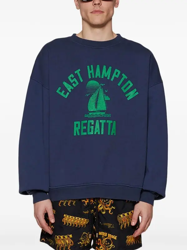 Rhude Hampton Regatta Cotton Sweatshirt