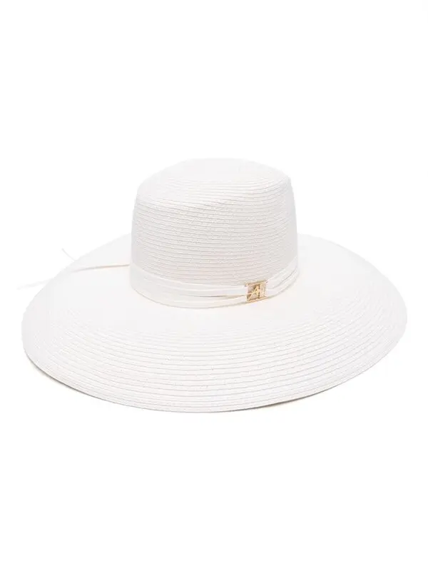 Alberta Ferretti Logo-plaque Sun Hat