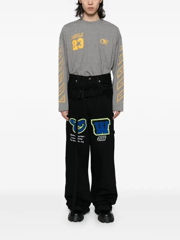 Off-White Vars Hamer Wide-leg Jeans
