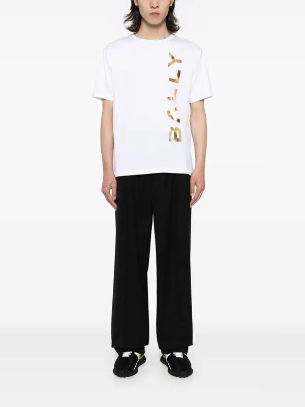Bally Logo-print Organic Cotton T-shirt - White