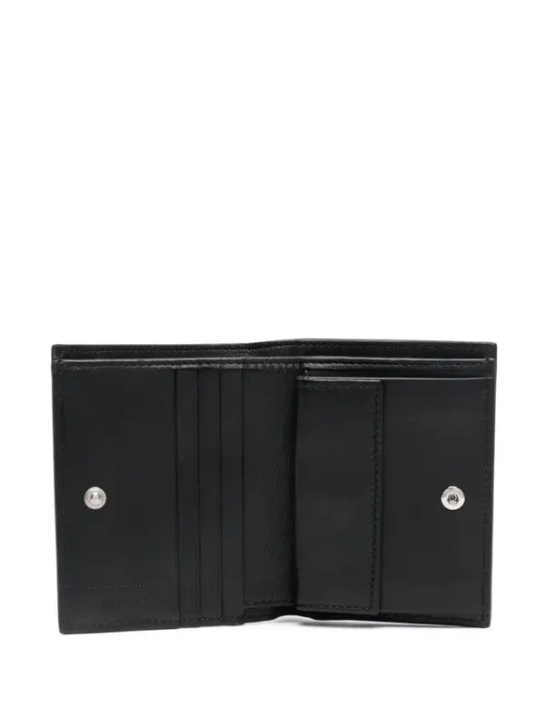 Marni Leather Bifold Wallet With Embroidery