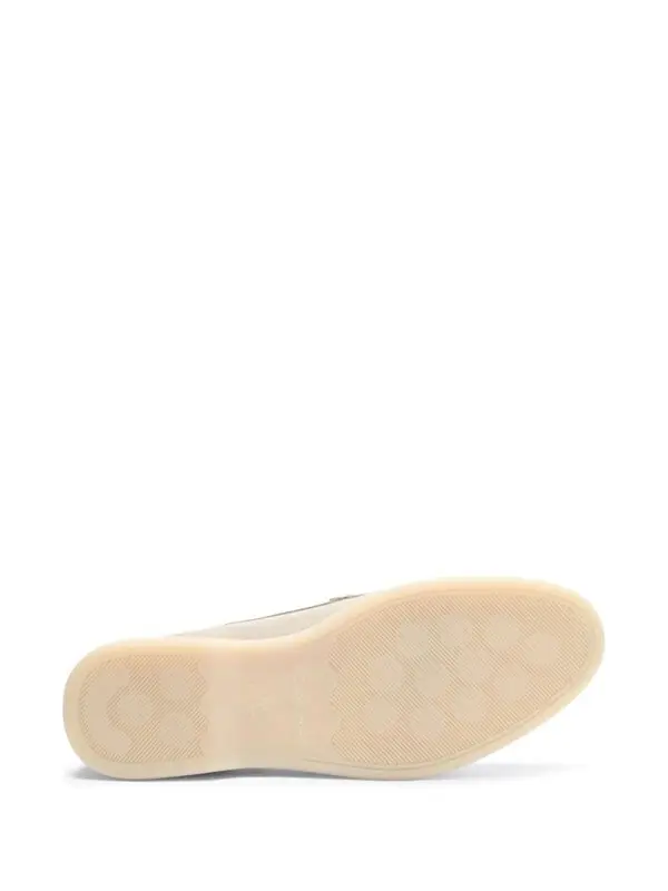 SCAROSSO Leandra Calf-leather Loafers - Neutrals