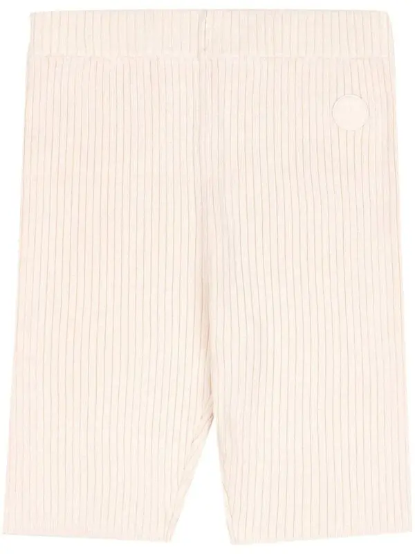 SPORTY & RICH Srhwc Ribbed-knit Shorts