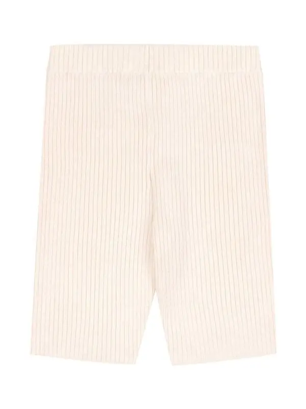 SPORTY & RICH Srhwc Ribbed-knit Shorts