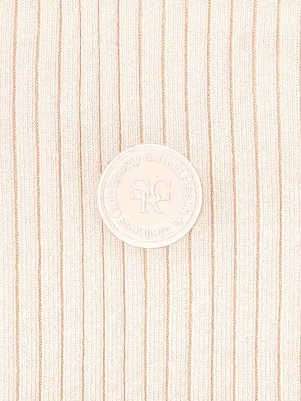 SPORTY & RICH Srhwc Ribbed-knit Shorts