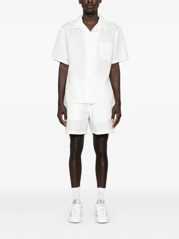 Missoni Zigzag-jacquard Bermuda Shorts - White
