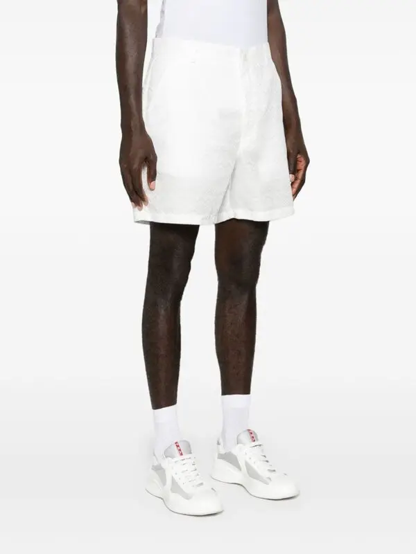 Missoni Zigzag-jacquard Bermuda Shorts - White