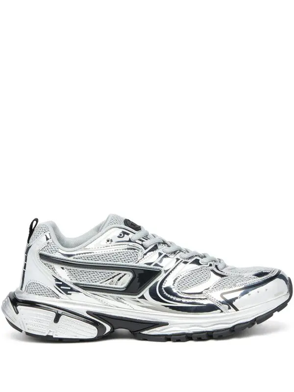serendipity Diesel S-Serendipity Pro-X1 Panelled Sneakers In Silver - 40% Off