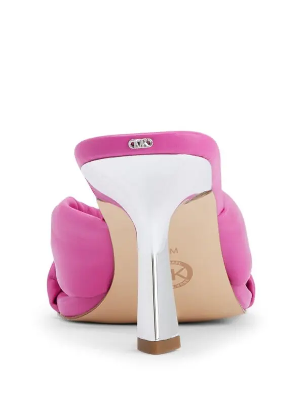 Michael Kors Elena Leather Sandals - Pink